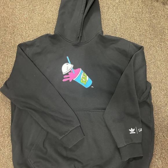 adidas | Other | Adidas Black Hoodie With The Simpsons Collaboration ...